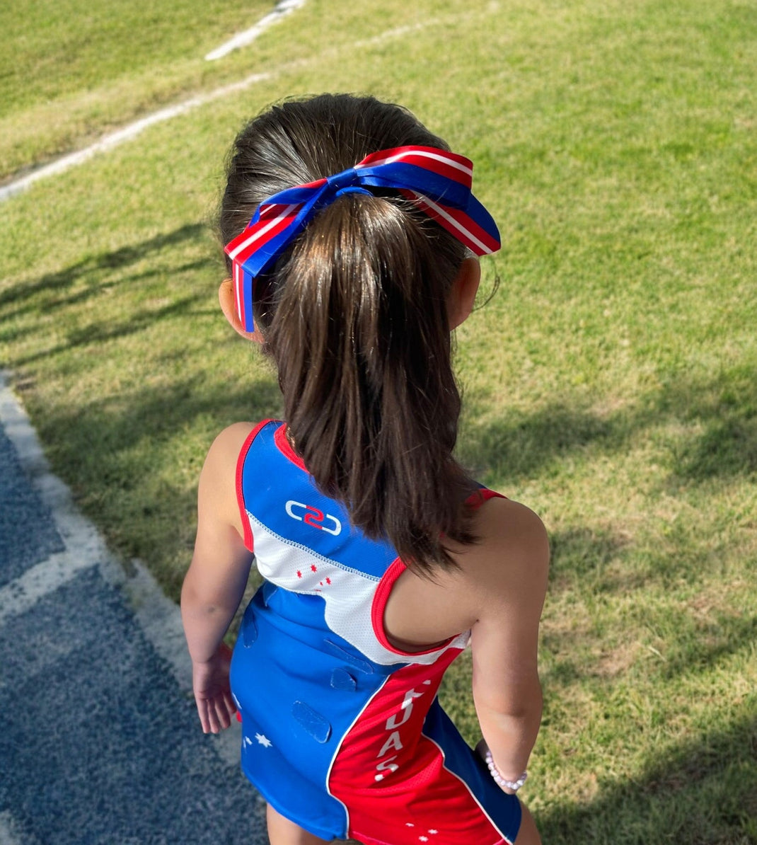 Sport Hair Bows | School Hair Bows | Netball Hair Ribbon – Hair Tie Design