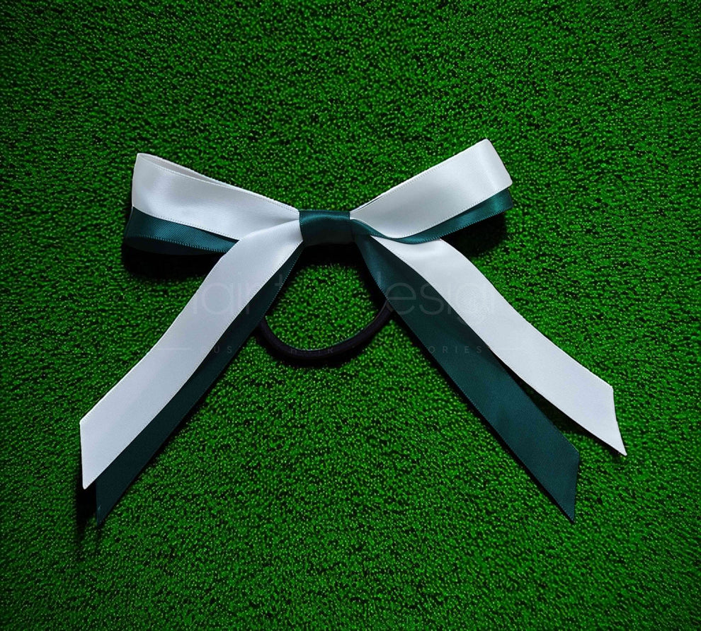 Netball & Sport Hair Bows Ribbon 2 Colours | School Hair Ribbon Bow ...
